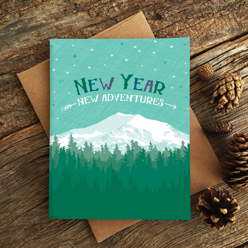NEW YEAR NEW ADVENTURES CARD – Modern Printed Matter