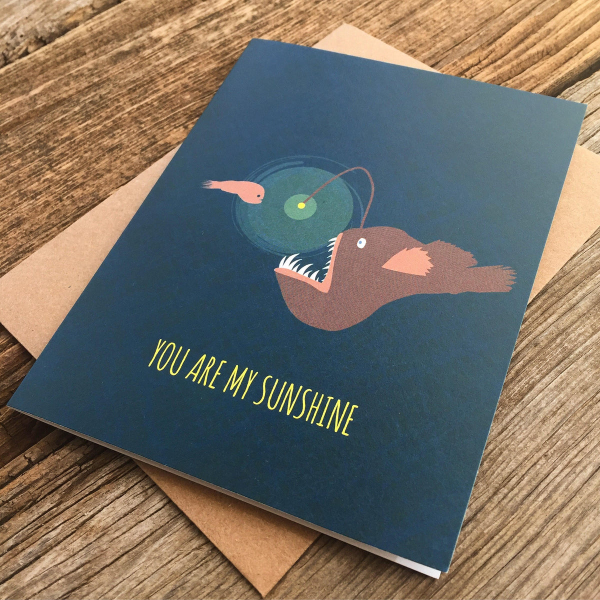 ANGLER FISH SUNSHINE CARD – Modern Printed Matter