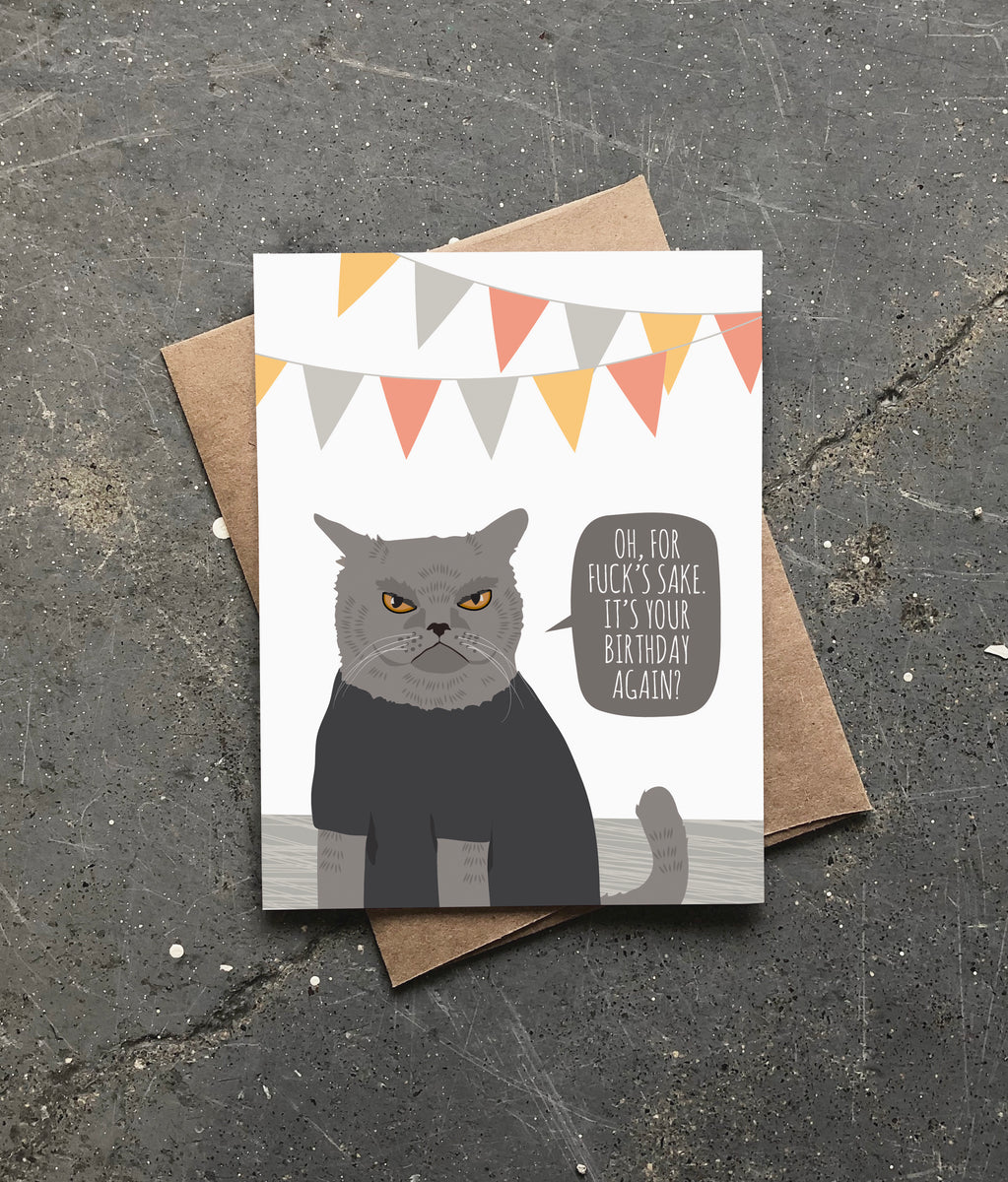 BIRTHDAY AGAIN CARD – Modern Printed Matter