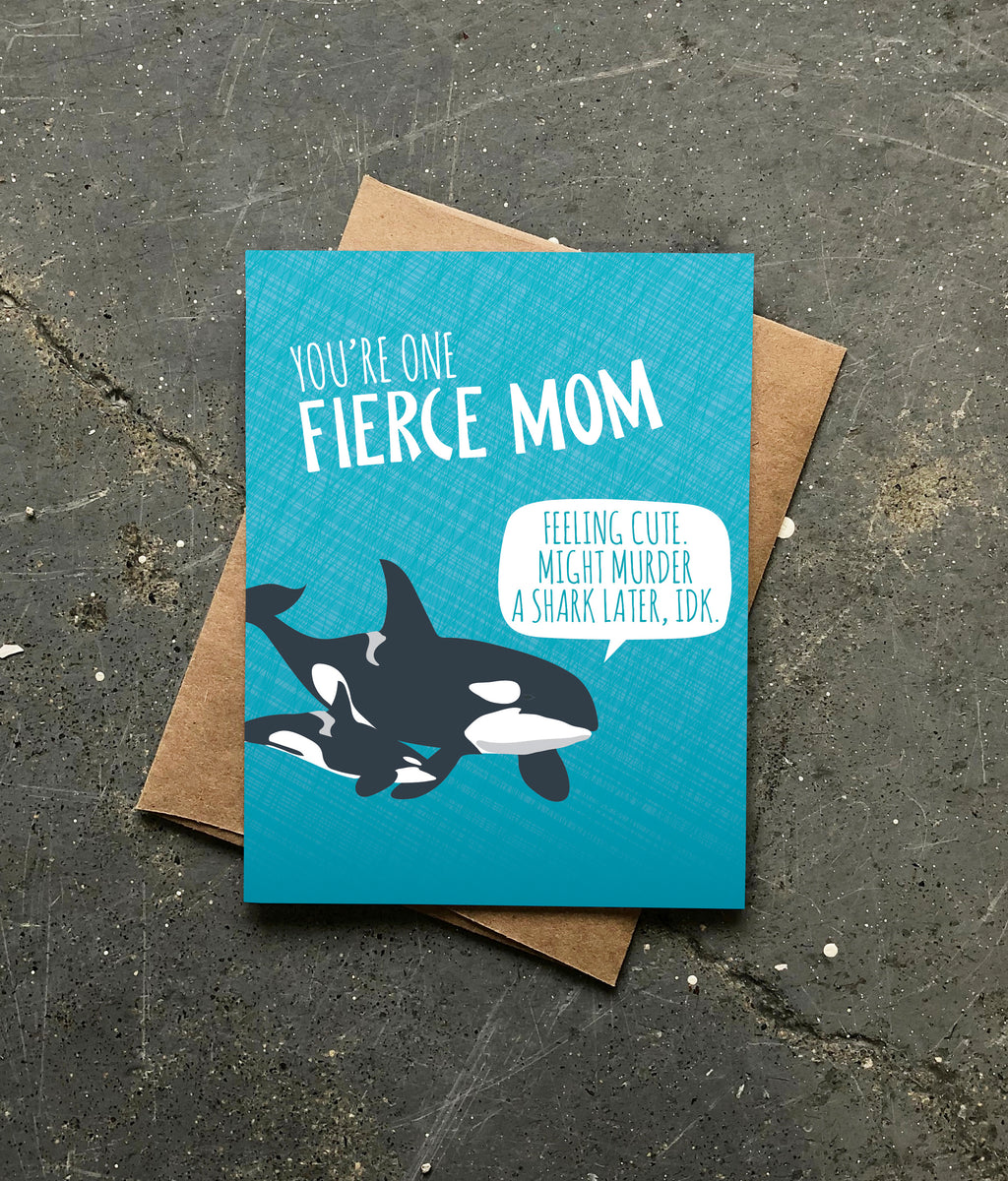 FIERCE MOM CARD – Modern Printed Matter